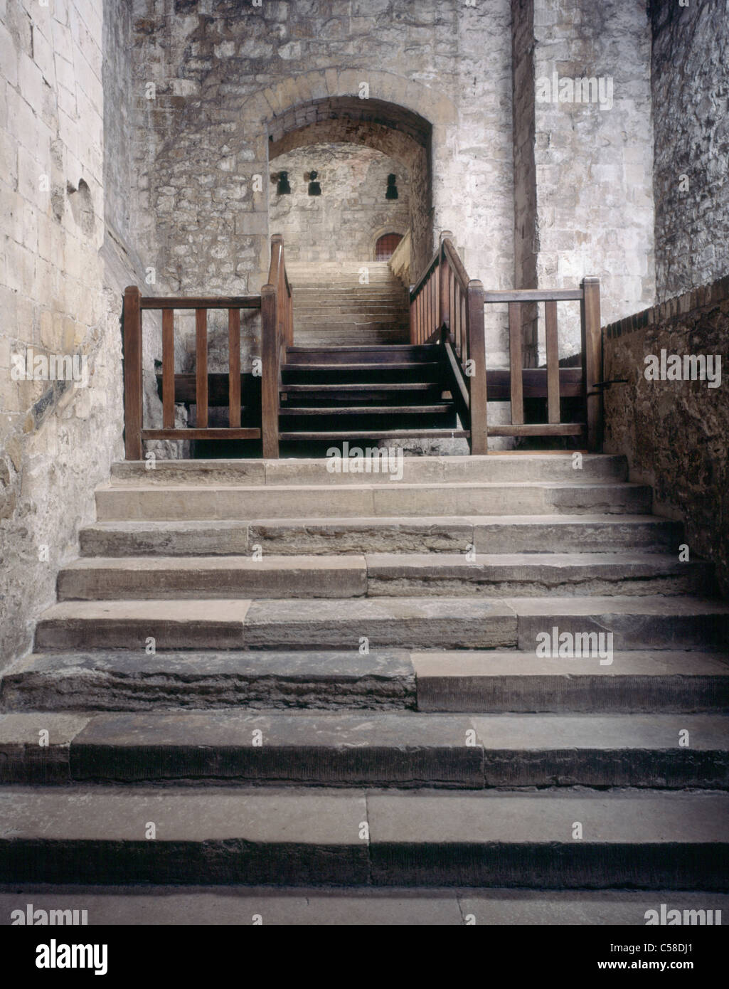 Stairs leading entrance medieval castle hi-res stock photography and ...