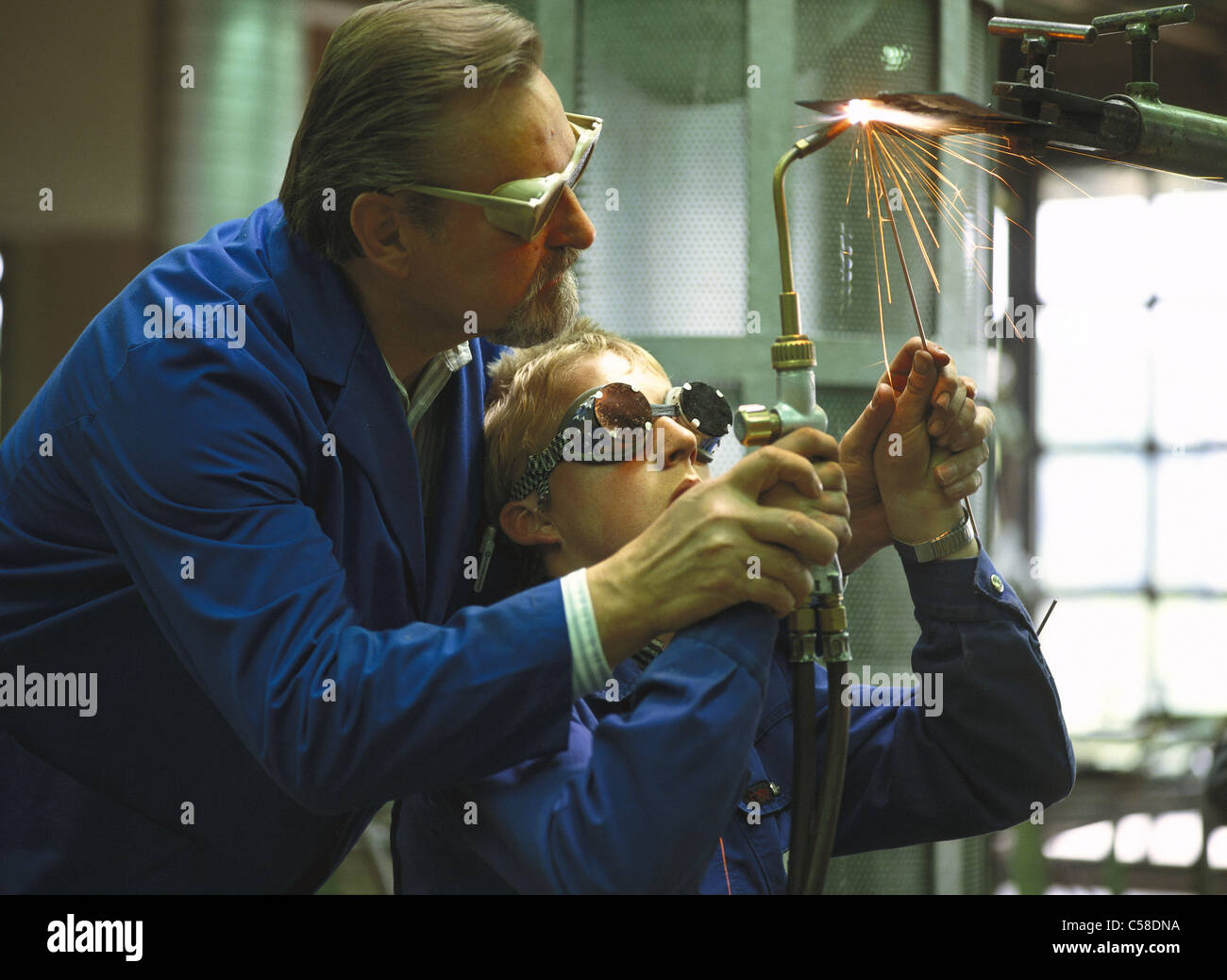 Apprenticeship training hi-res stock photography and images - Alamy