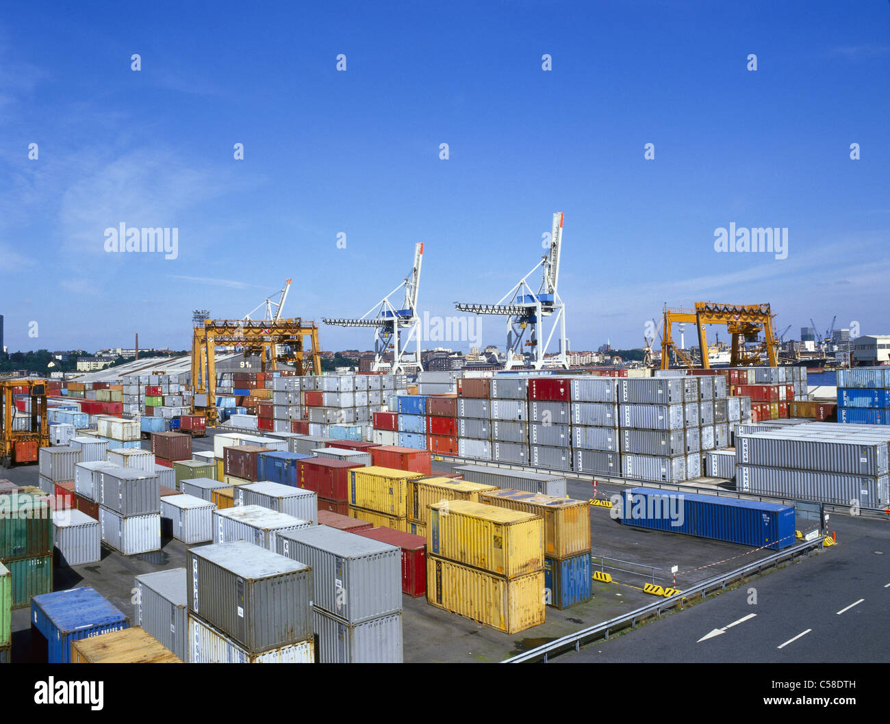 port, import, export, exporting, importing, industry, transport ...