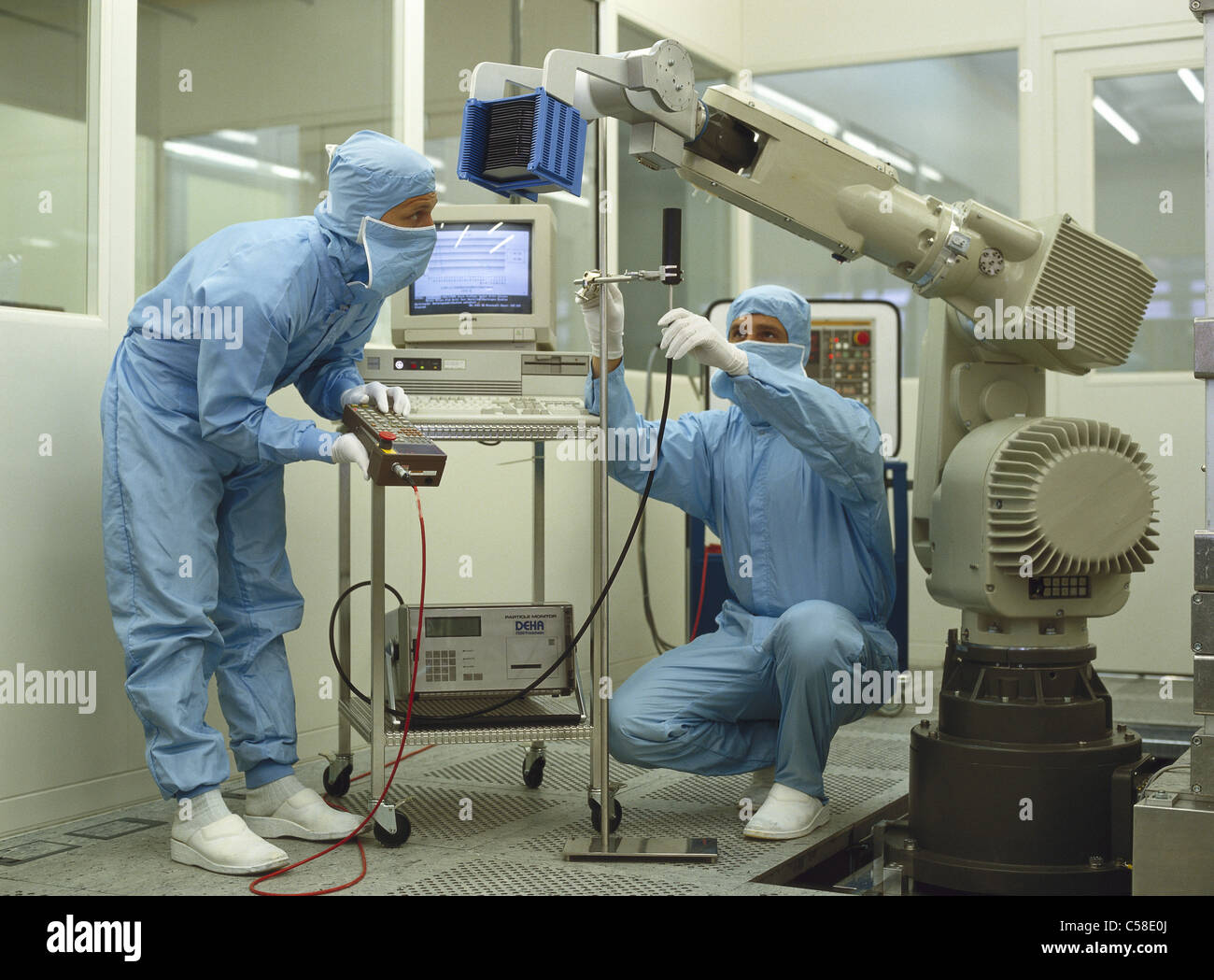 automation, clean room, cooperation, factory, industrial, industry ...