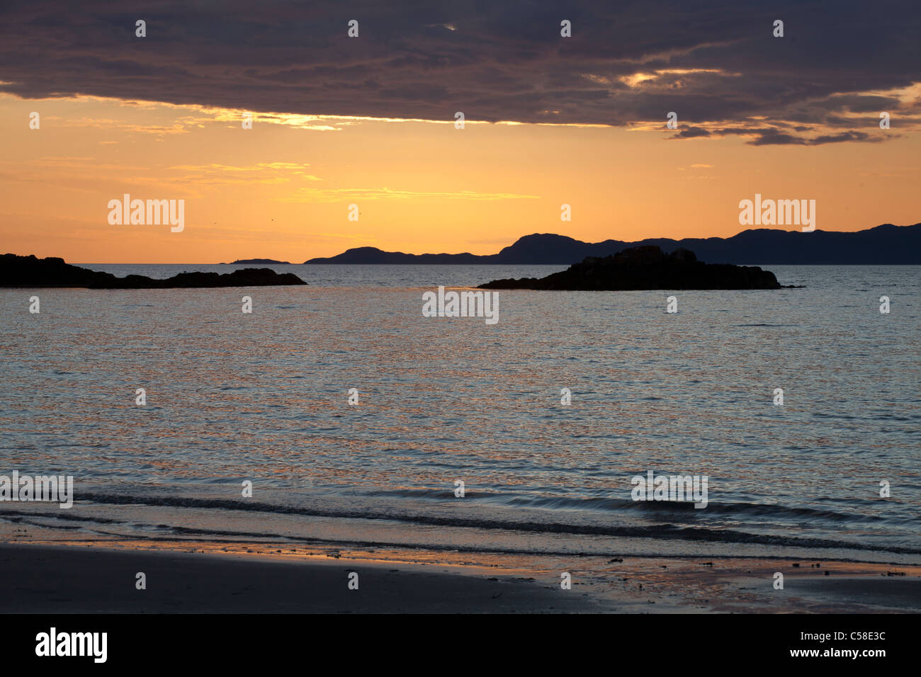 Scottish isles sunset hi-res stock photography and images - Alamy