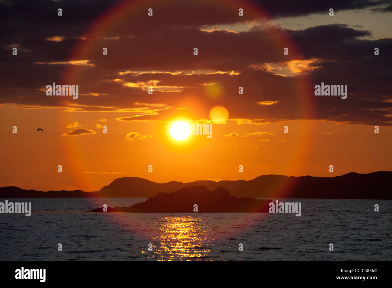 Scottish isles sunset hi-res stock photography and images - Alamy