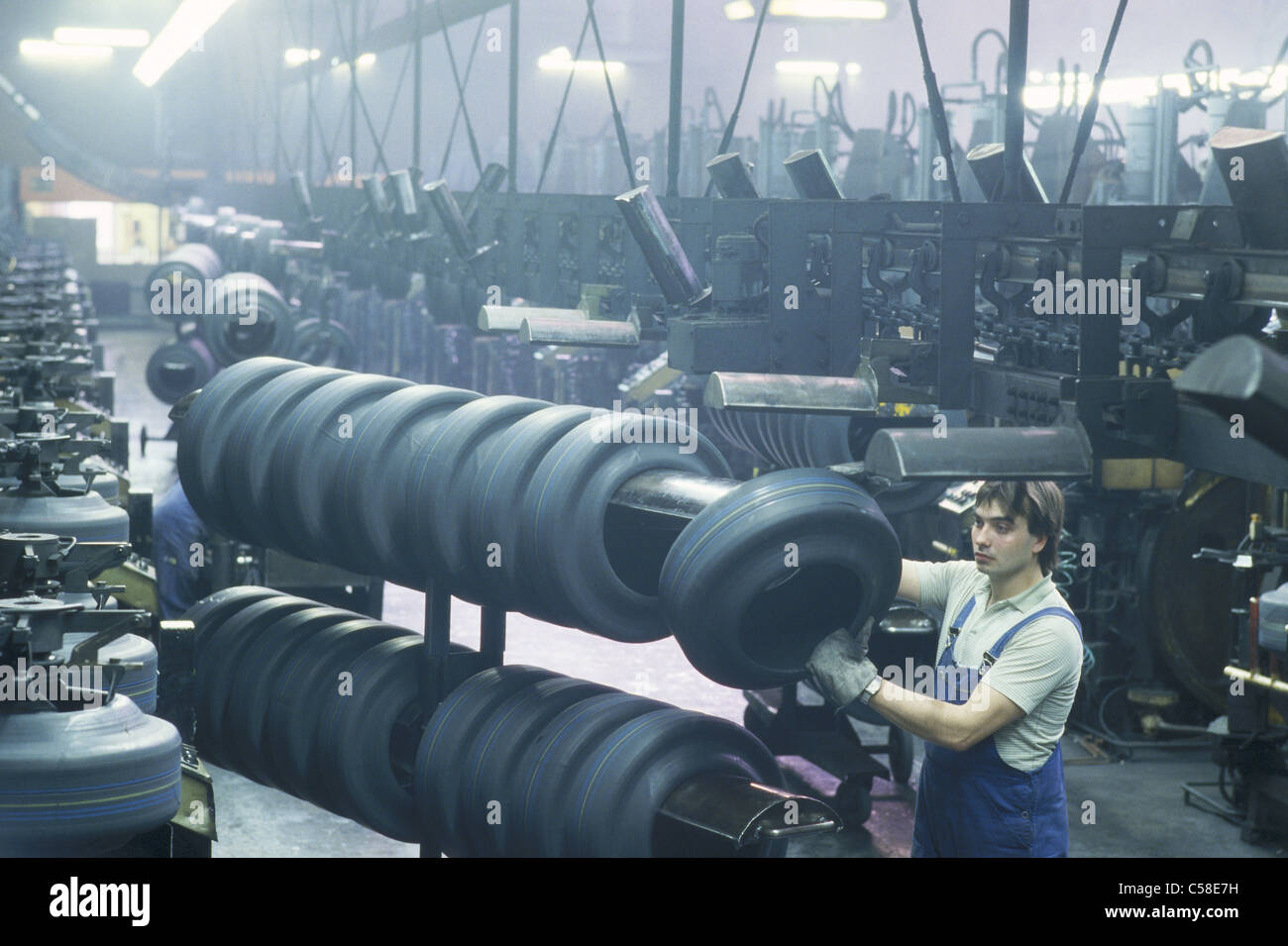 Rubber tyre production hi-res stock photography and images - Alamy