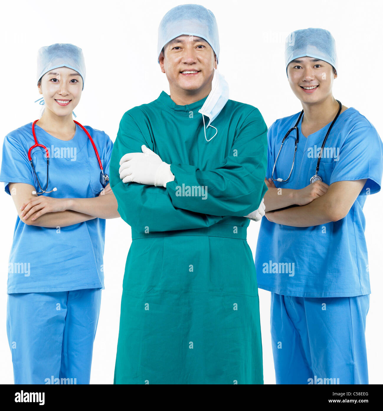 Portrait of Surgeons, smiling Stock Photo - Alamy