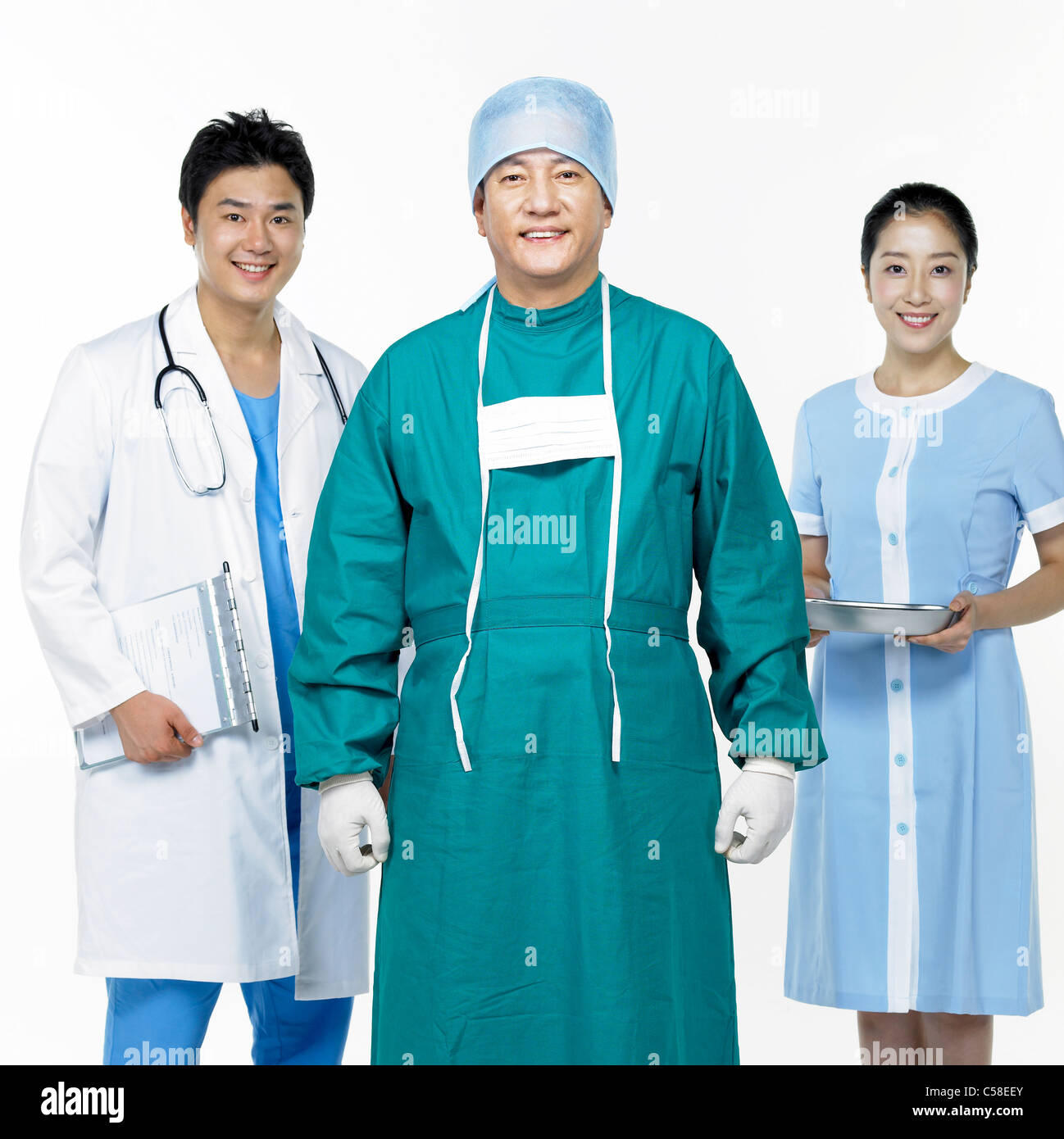 Portrait of Surgeons, smiling Stock Photo - Alamy