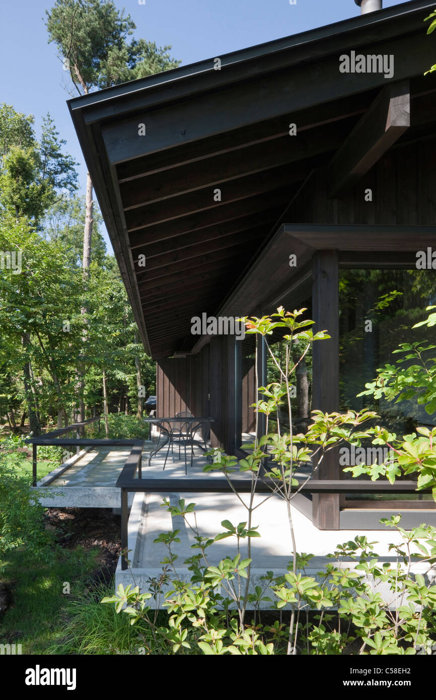 Mokuso, Private House, view of the terrace at the south Stock Photo - Alamy