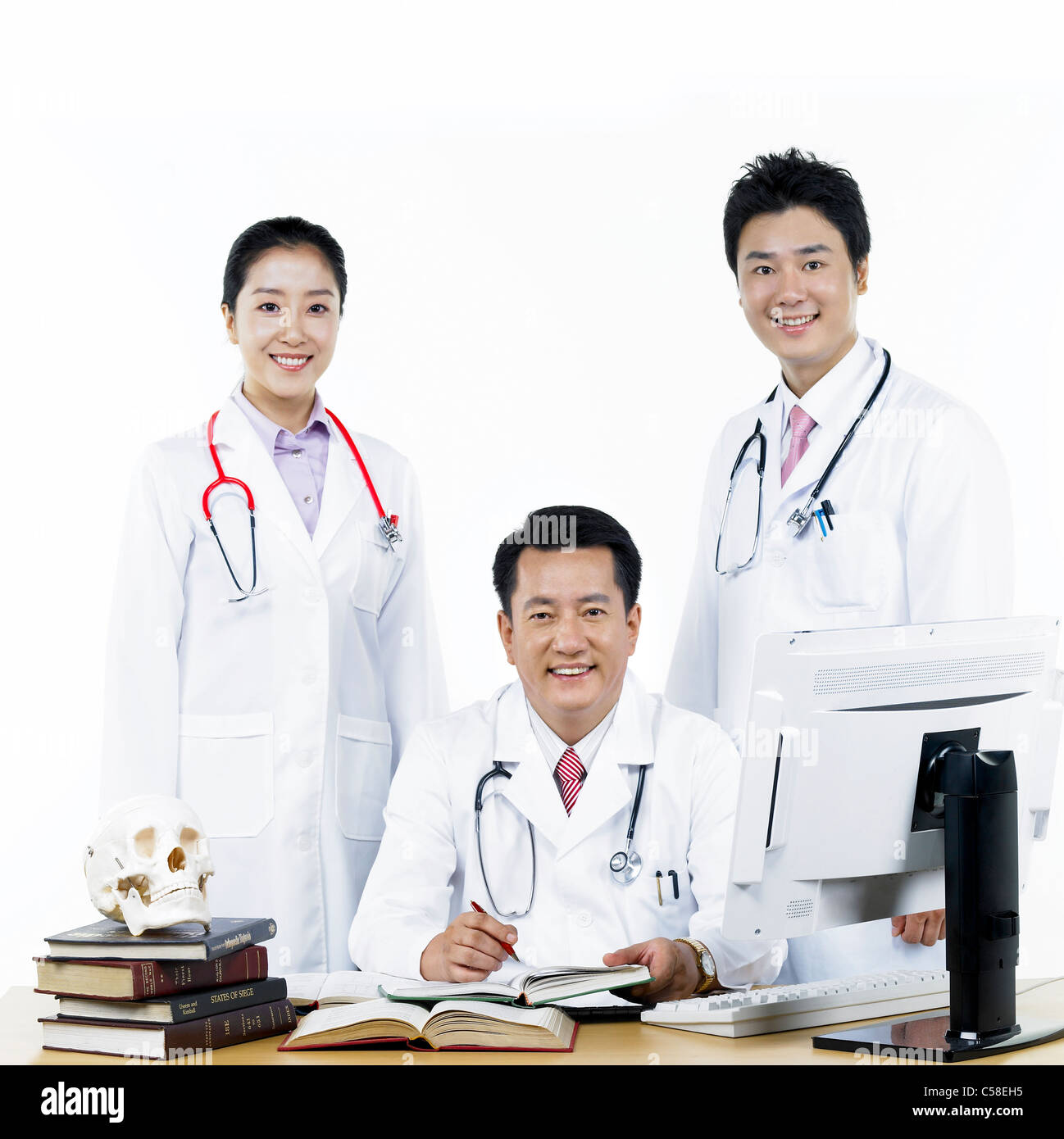 Portrait of Doctors, smiling Stock Photo - Alamy