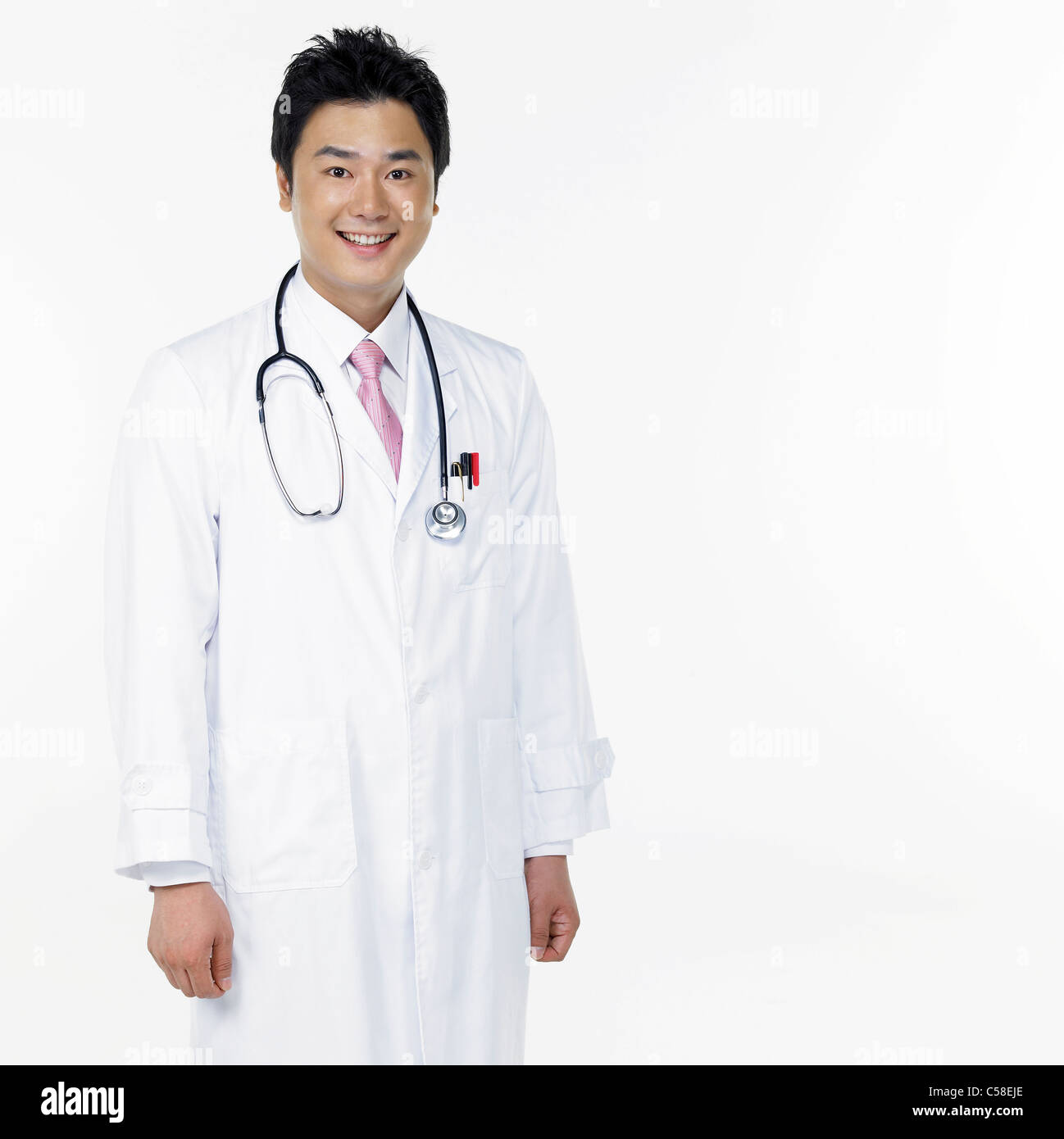 Portrait of Doctor with stethoscope Stock Photo - Alamy