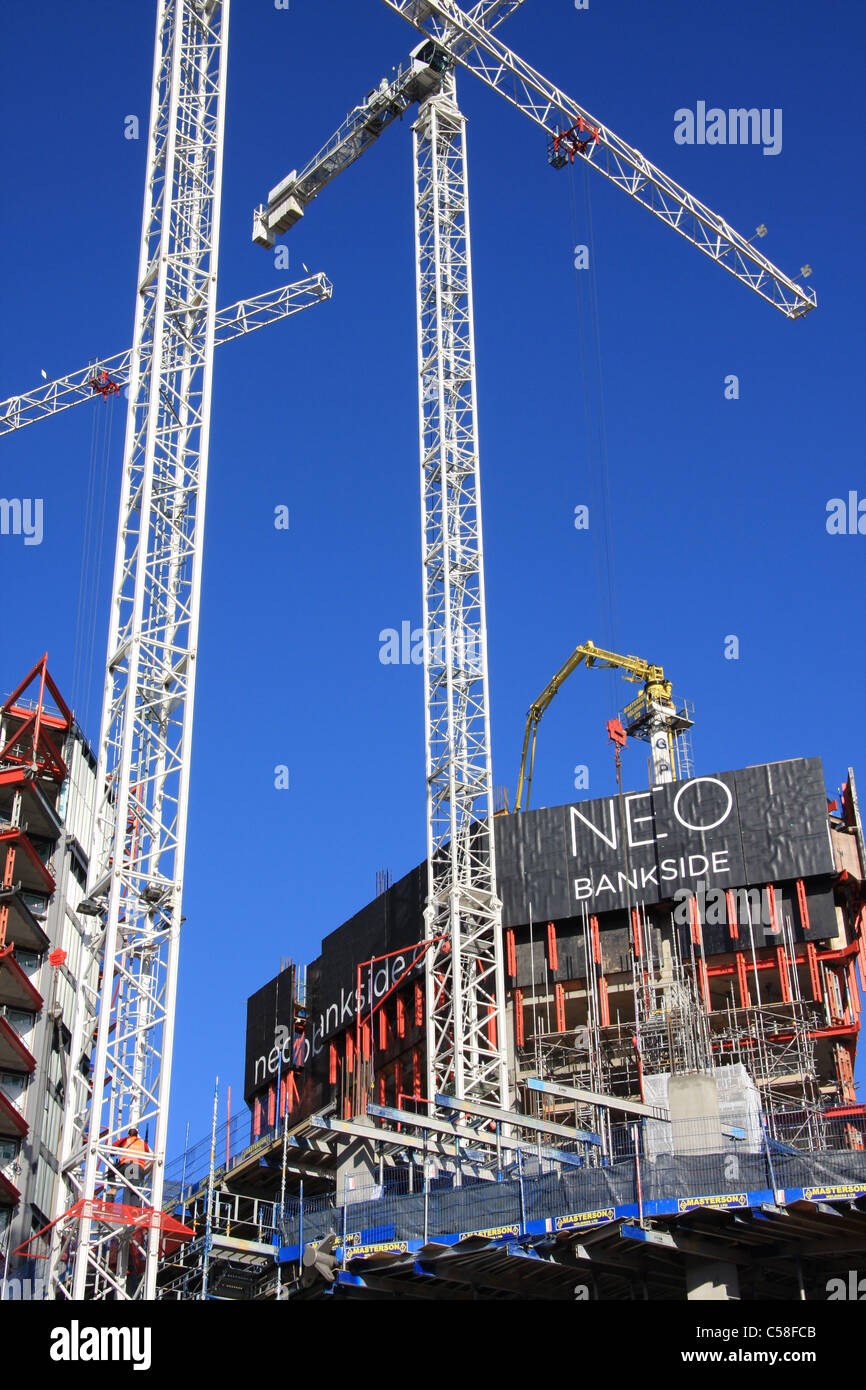 Great Britain, England, UK, United Kingdom, London, building site ...