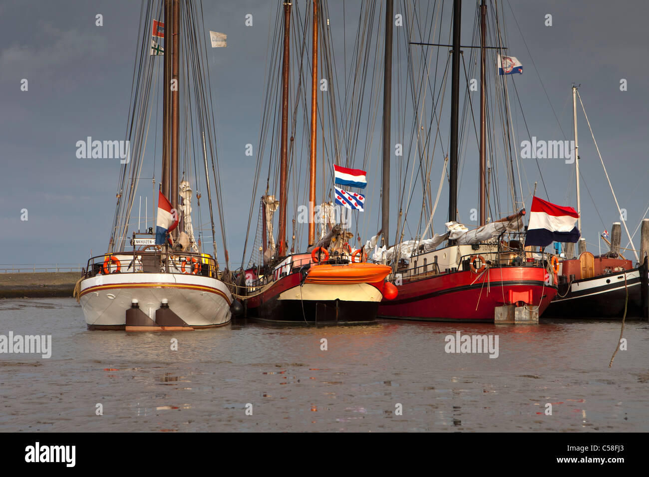 The Netherlands, Nes, Ameland Island, belonging to Wadden Sea Islands ...