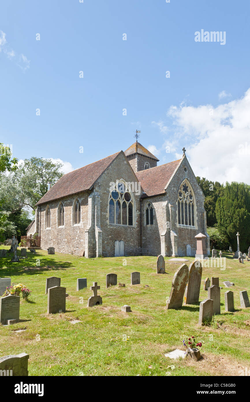All Saints Church, Icklesham , East Sussex, England, UK Stock Photo - Alamy