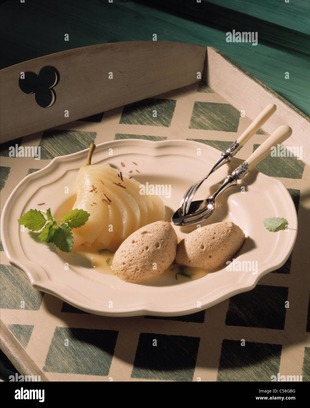 Pears mousse hi-res stock photography and images - Alamy