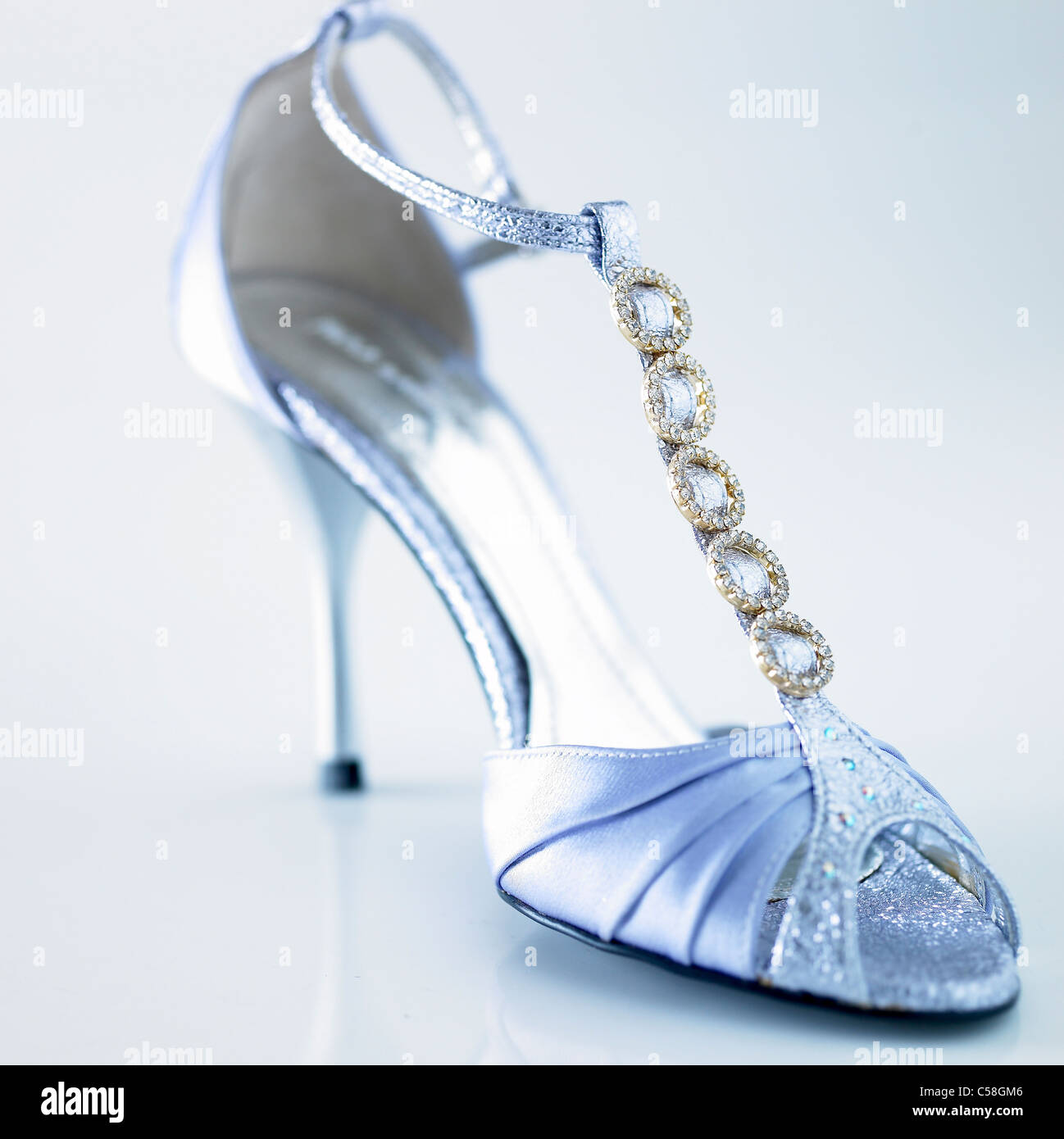 Close-up of high heeled shoe Stock Photo - Alamy