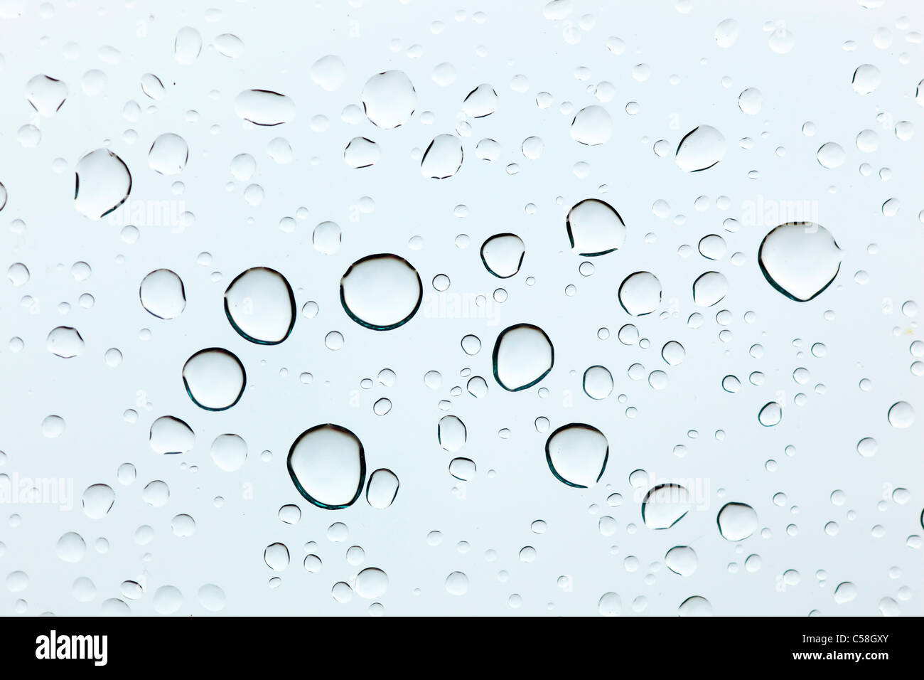 Detail, window, glass, macro, pattern, structure, close-up, rain ...