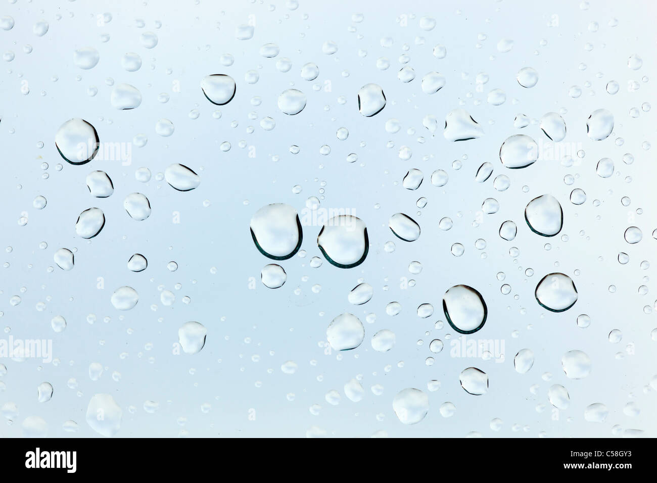 Detail, window, glass, macro, pattern, structure, close-up, rain ...