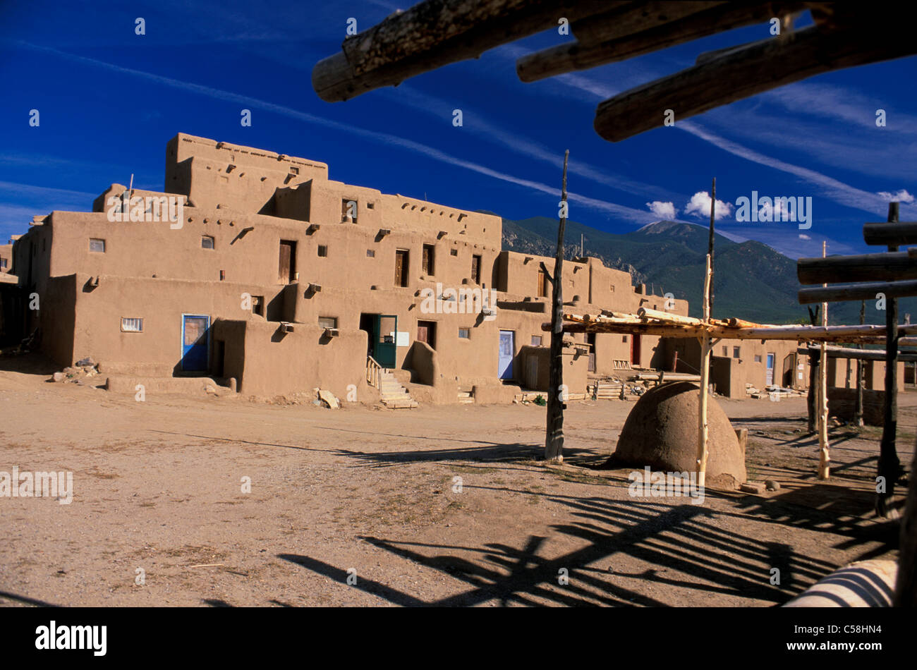Taos Pueblo, Taos, New Mexico, USA, United States, America, building ...