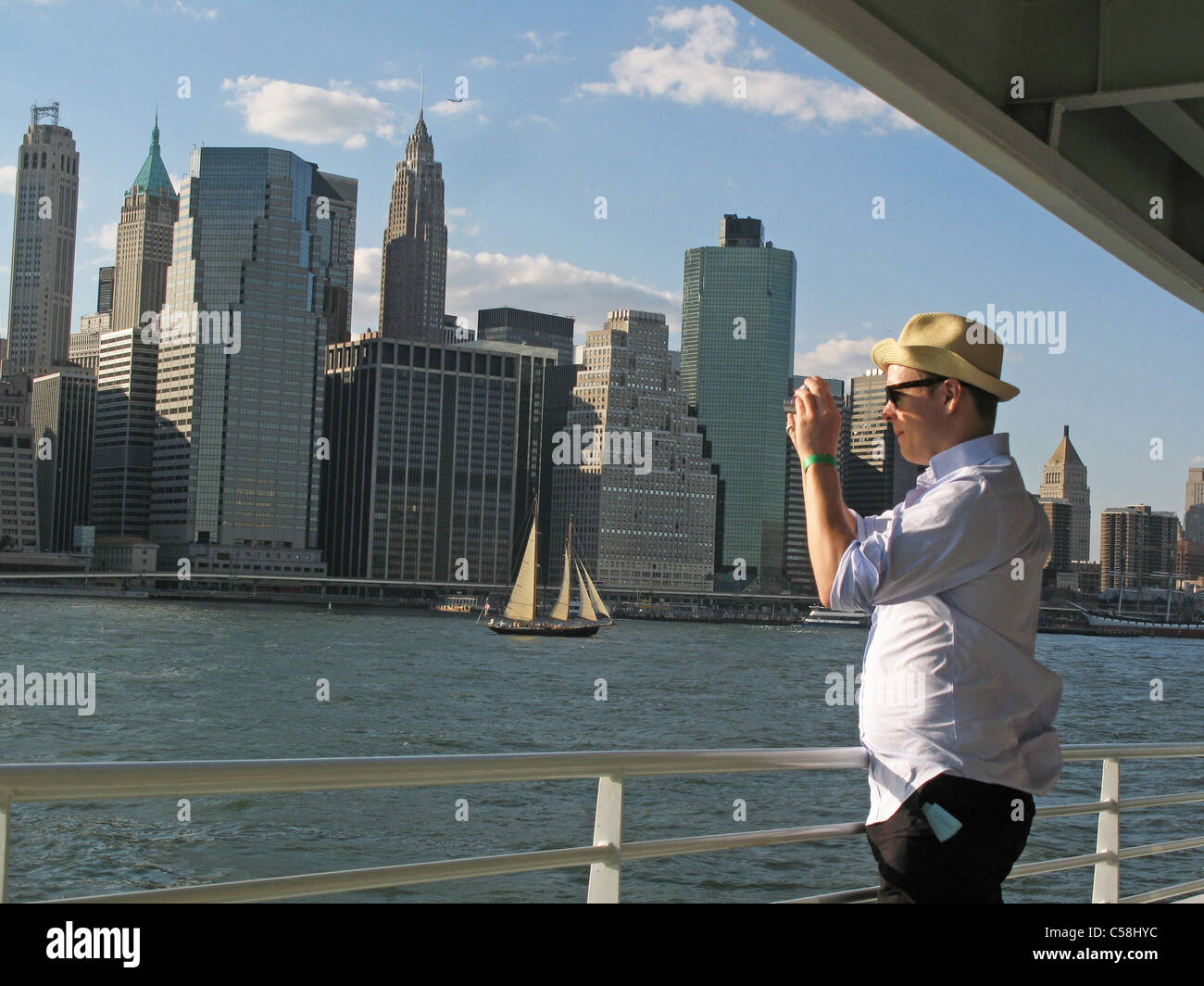 Governors Island ferry in New York City Stock Photo - Alamy