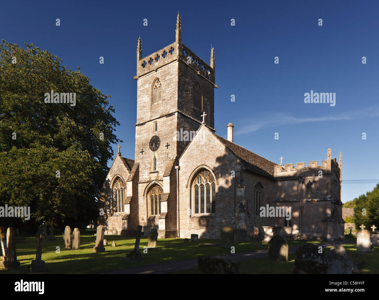 All Saints Parish Church Crudwell Wiltshire Stock Photo Alamy