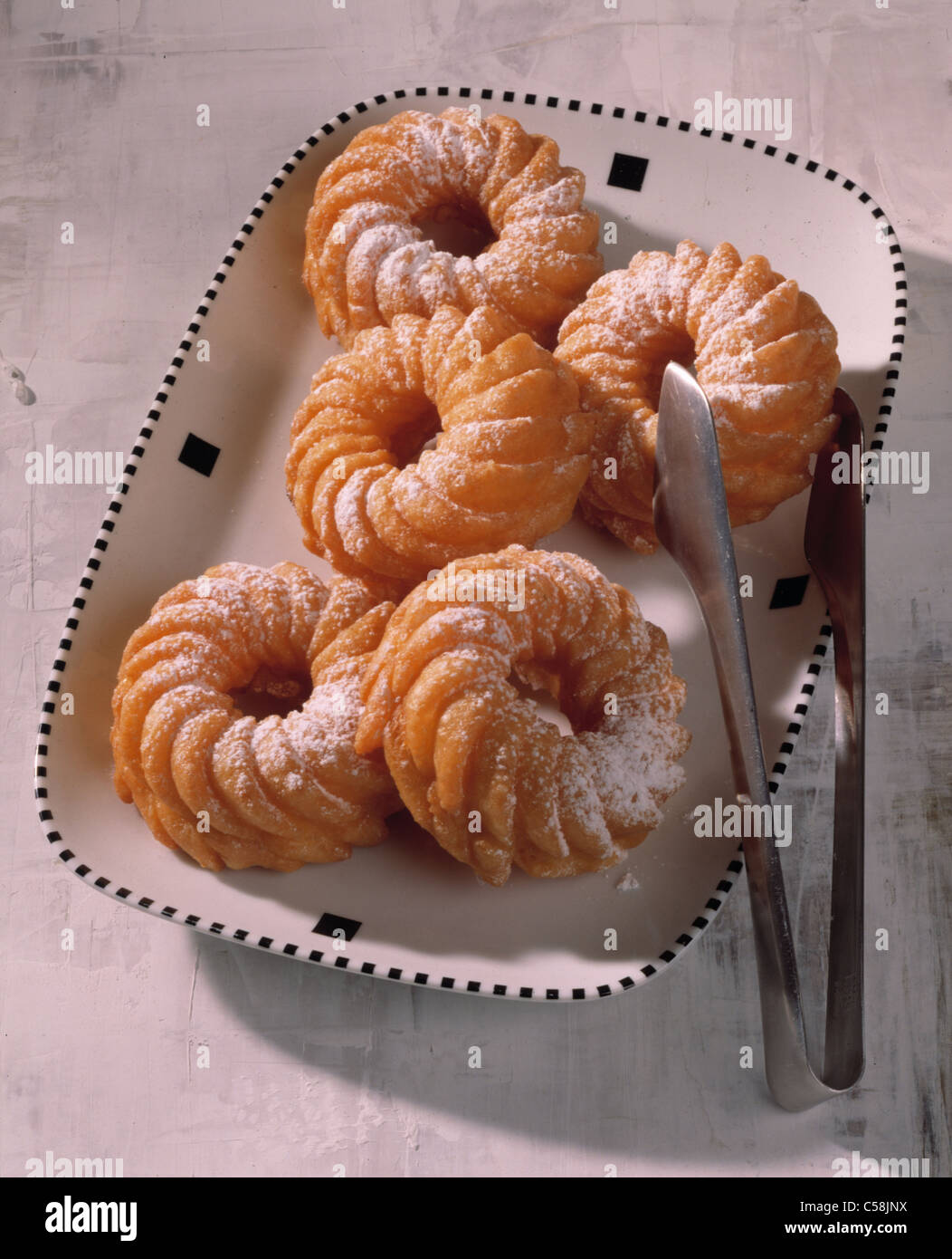 Fried dough rings hi-res stock photography and images - Alamy