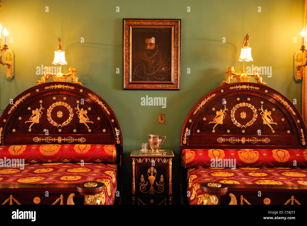 Bedroom, John Ringling, Interior, The Ringling Mansion, Ca D'Zan, John ...