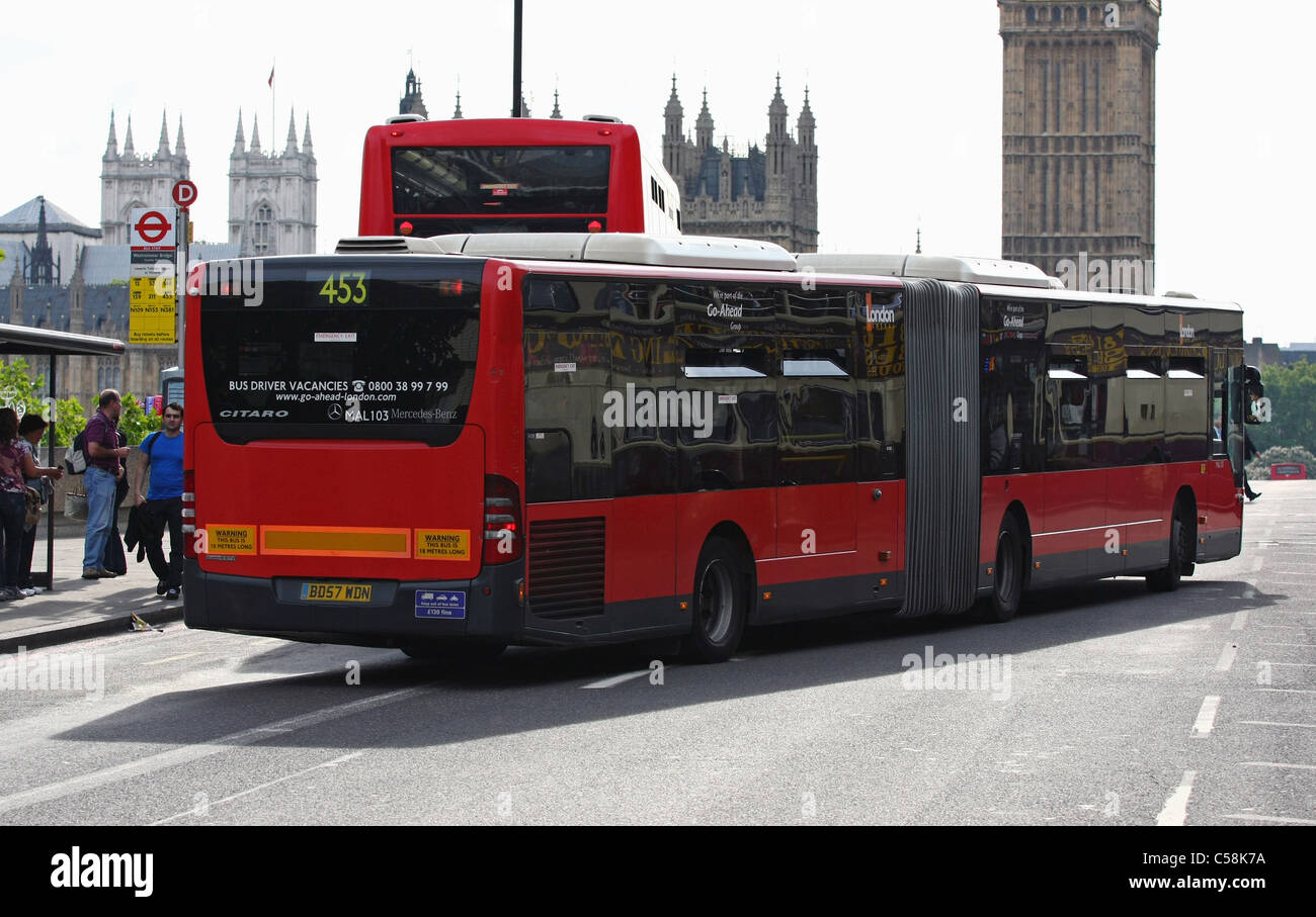 Bendy bus double decker bus hi-res stock photography and images - Alamy