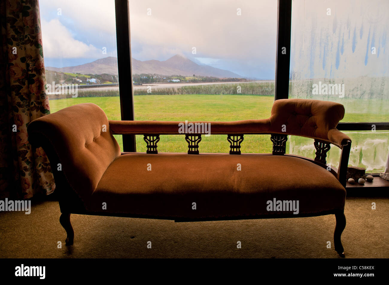 A divan in a window in a house in Westport Co. Mayo Stock Photo - Alamy