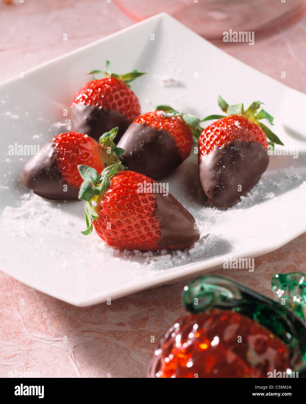 Strawberry - comfit Stock Photo - Alamy