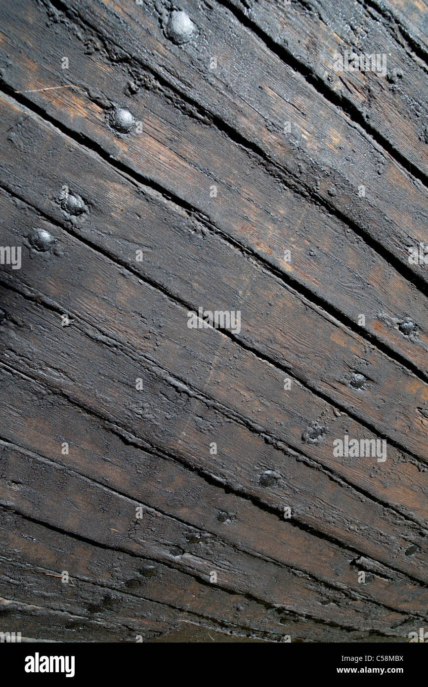 Hull boarding structure design construction of an old wooden steam ship ...