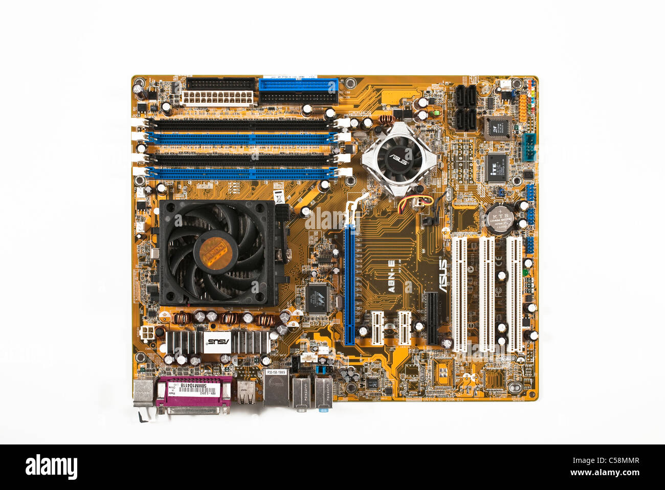 Mother with computer Cut Out Stock Images & Pictures - Alamy