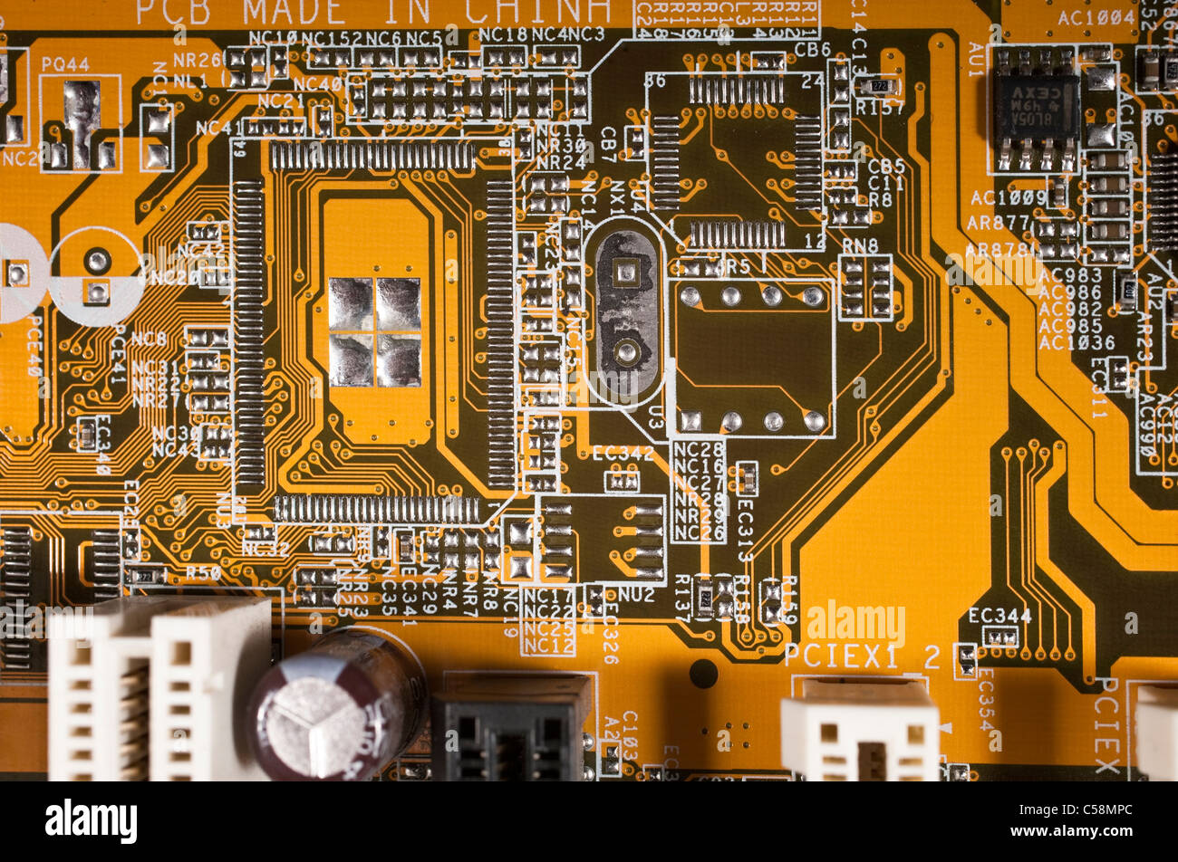 A computer mother board Stock Photo - Alamy