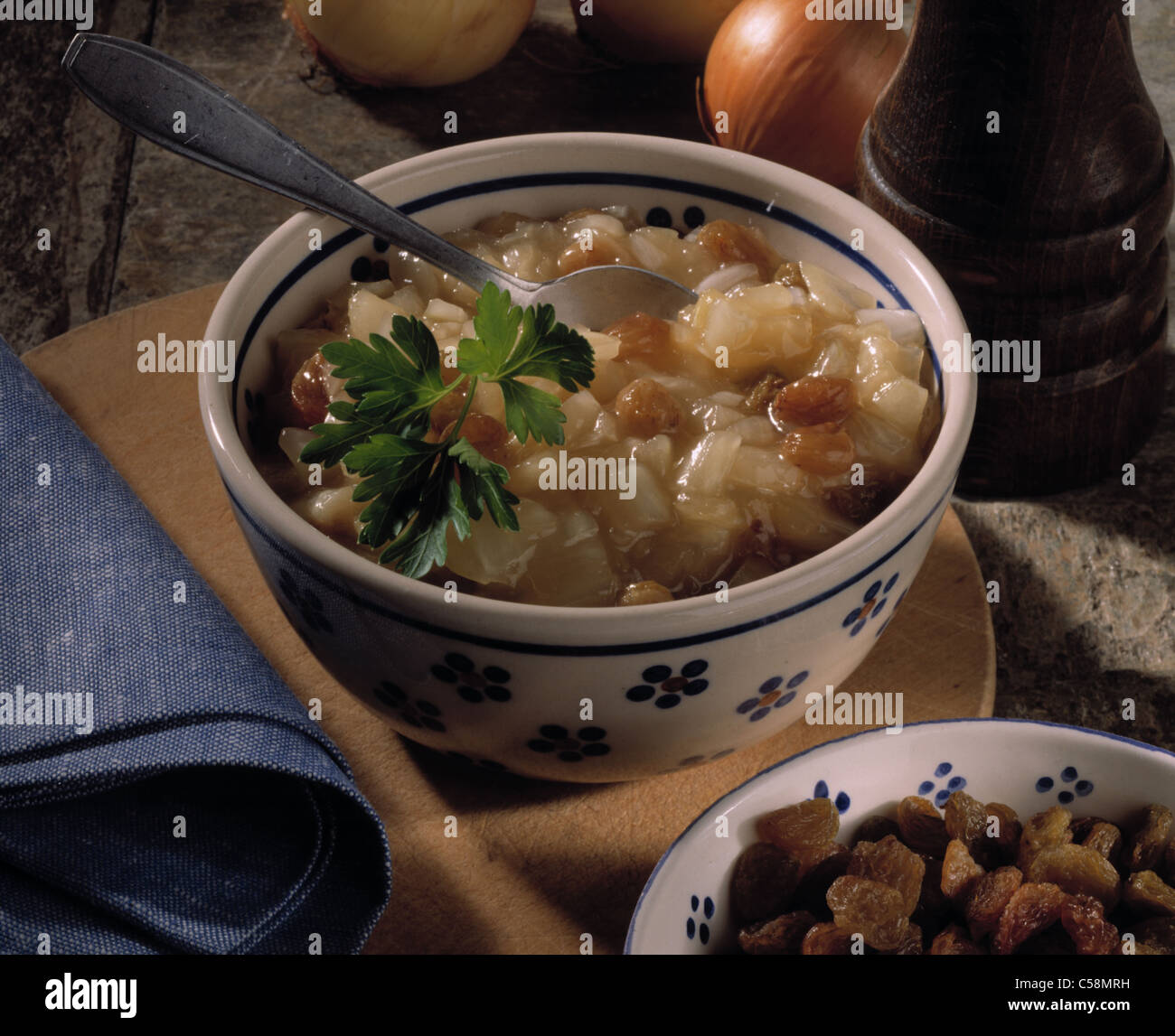 Onion - raisin - confit Stock Photo - Alamy