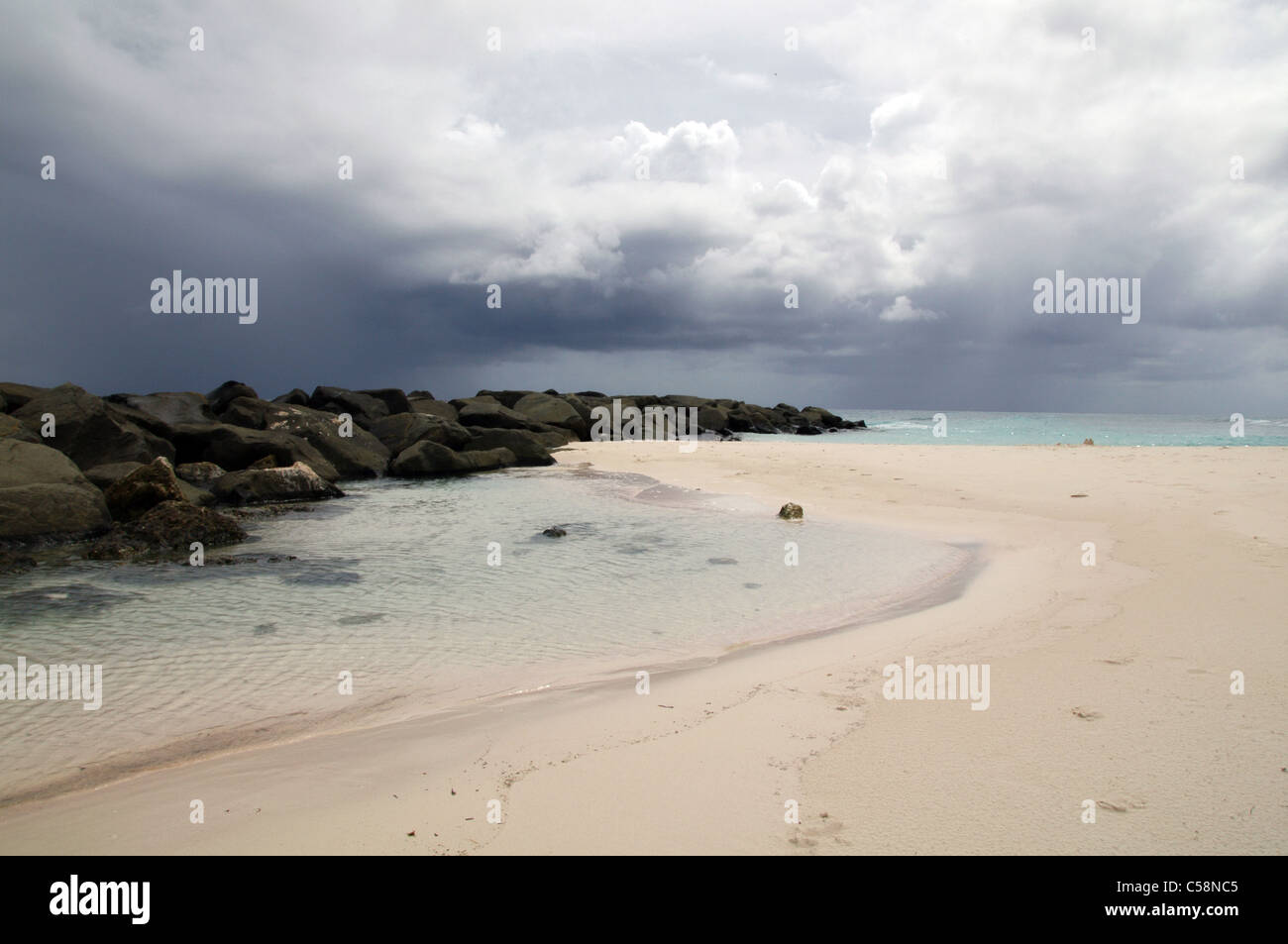 Before the storm, Needhams Point, Barbados Stock Photo - Alamy