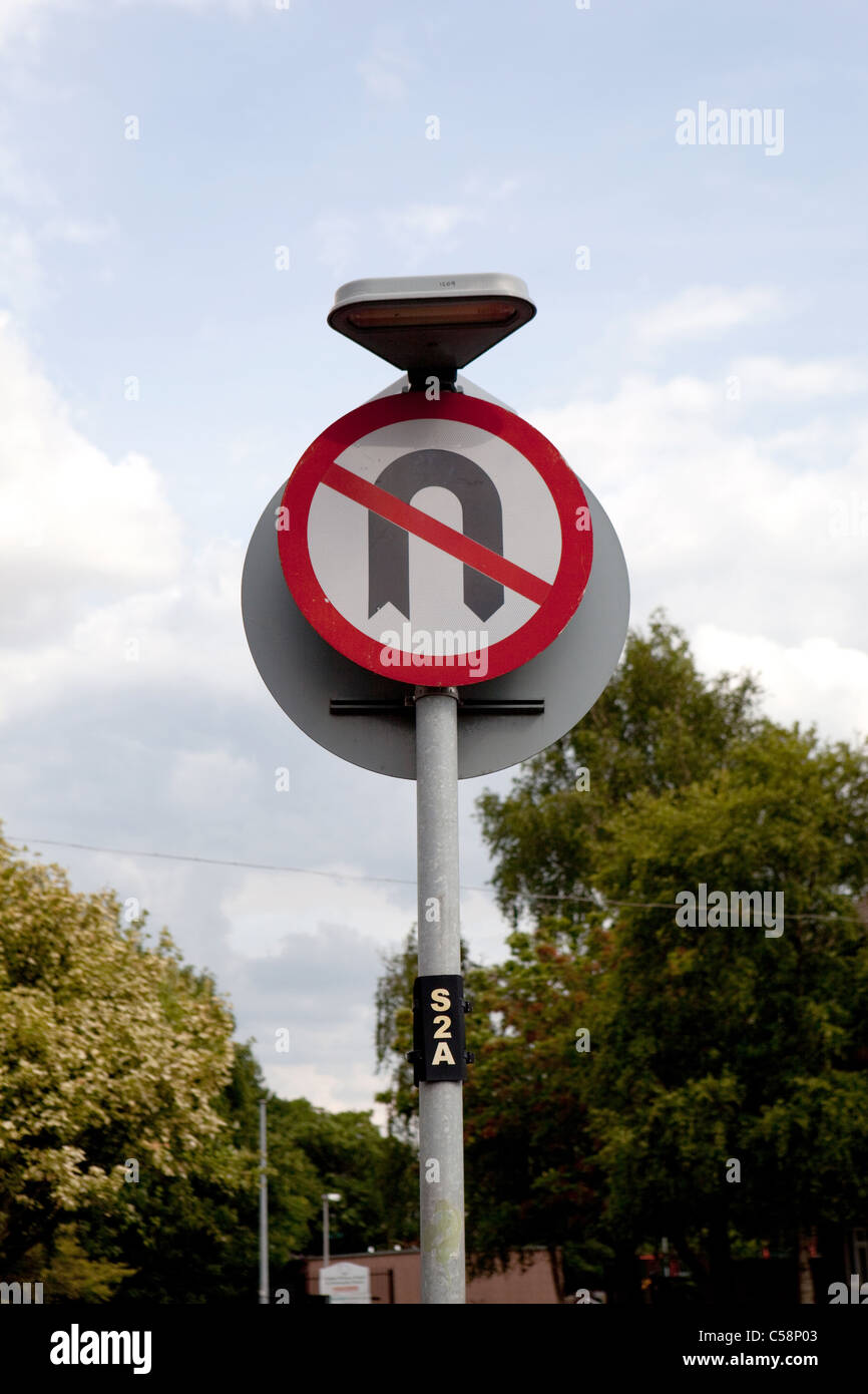 U Turn Sign High Resolution Stock Photography and Images - Alamy