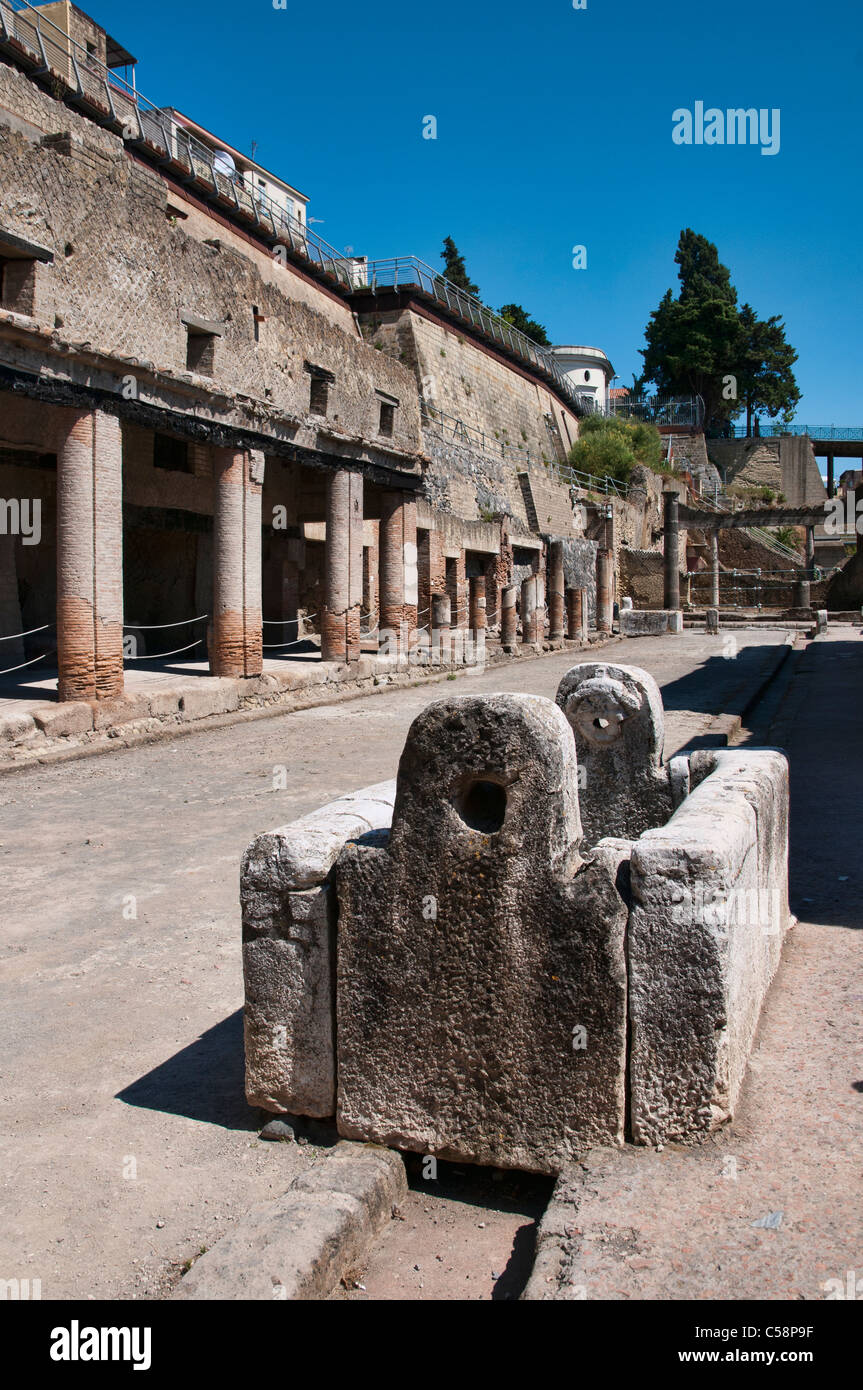 Ercolano the ancient town in the province of Naples, on the foot of ...