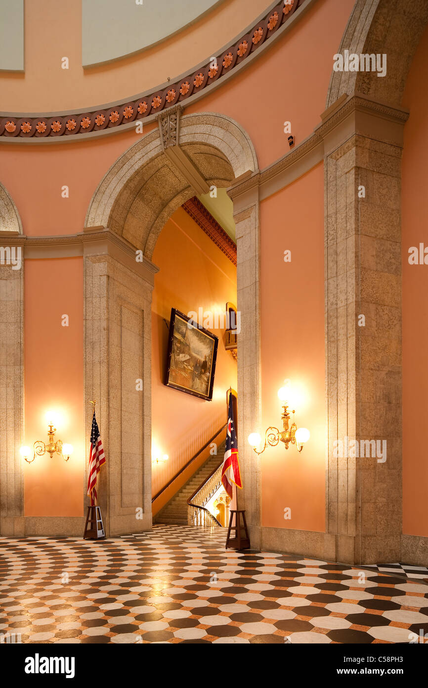 Inside the Ohio Statehouse in Columbus Ohio Stock Photo - Alamy