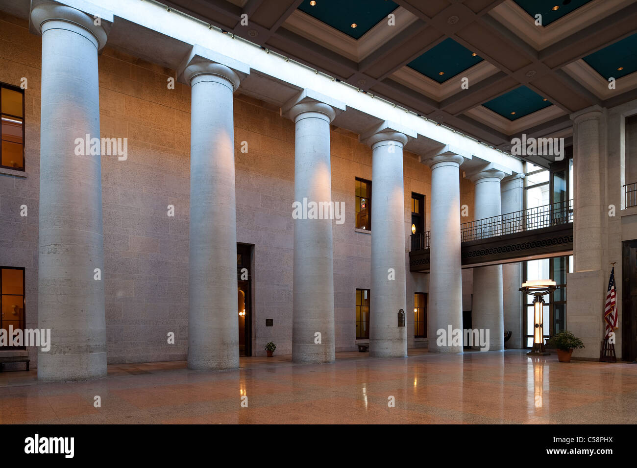 Inside the Ohio Statehouse in Columbus Ohio Stock Photo - Alamy