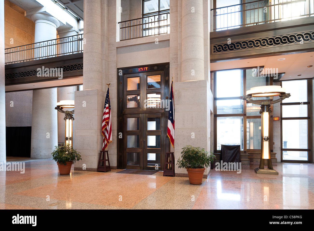 Inside the Ohio Statehouse in Columbus Ohio Stock Photo - Alamy