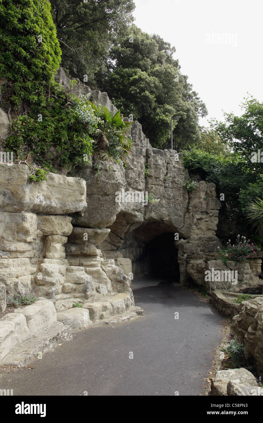 Zig-Zag Path below the Leas Folkestone Stock Photo - Alamy