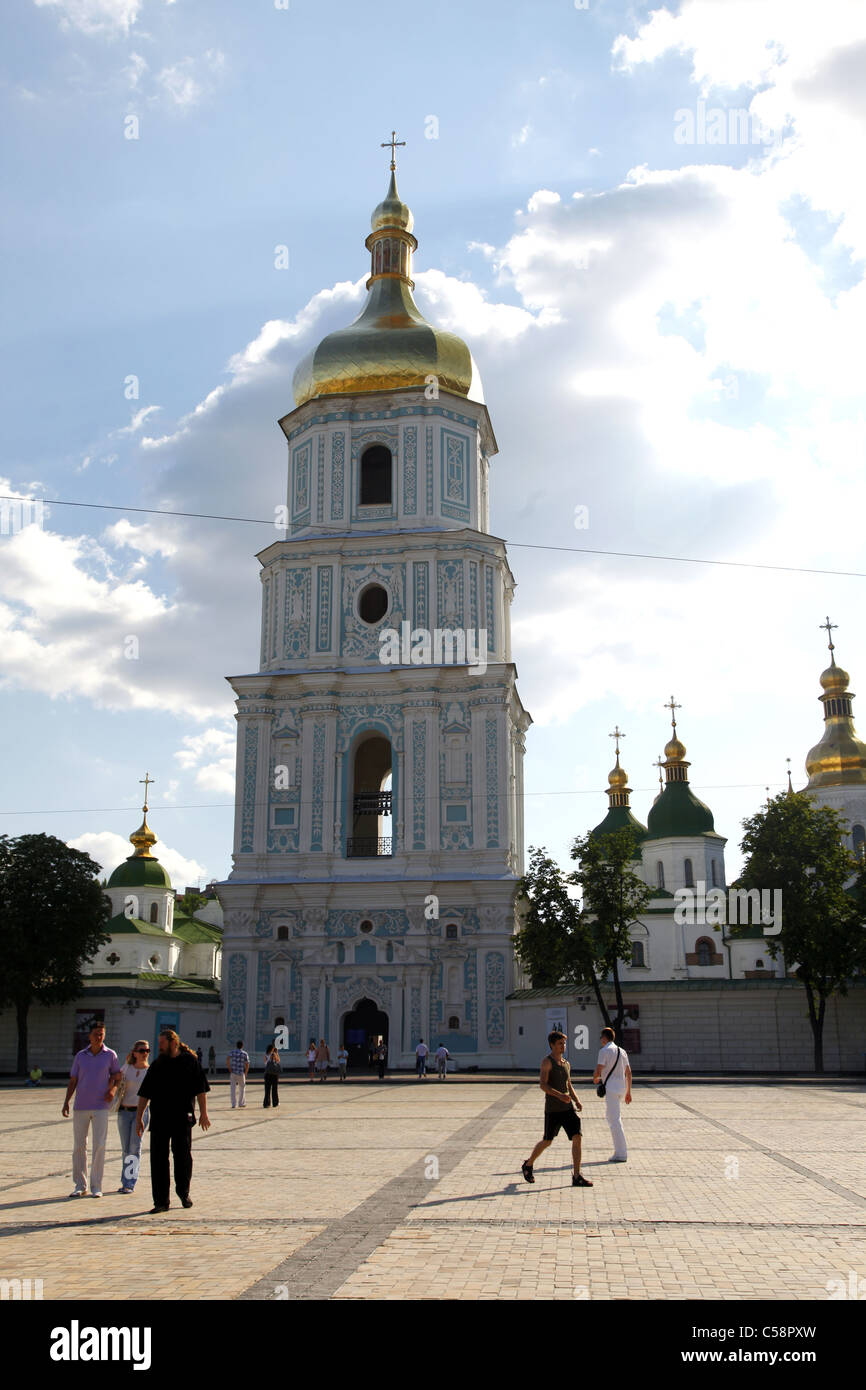 ST. SOPHIA CATHEDRAL SOFIYSKA SQUARE KIEV 15 June 2011 Stock Photo - Alamy
