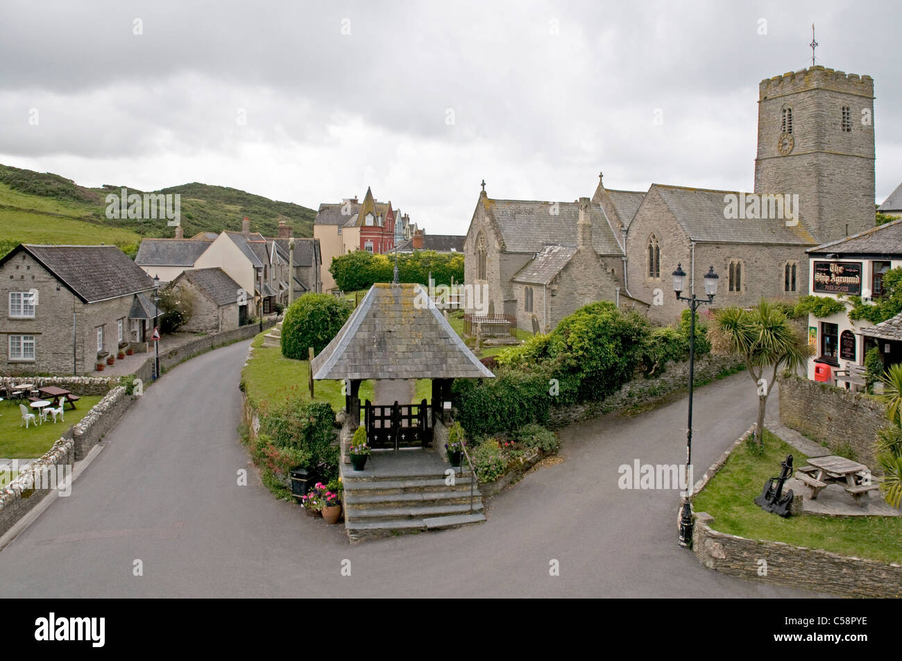 Mortehoe village pub hi-res stock photography and images - Alamy