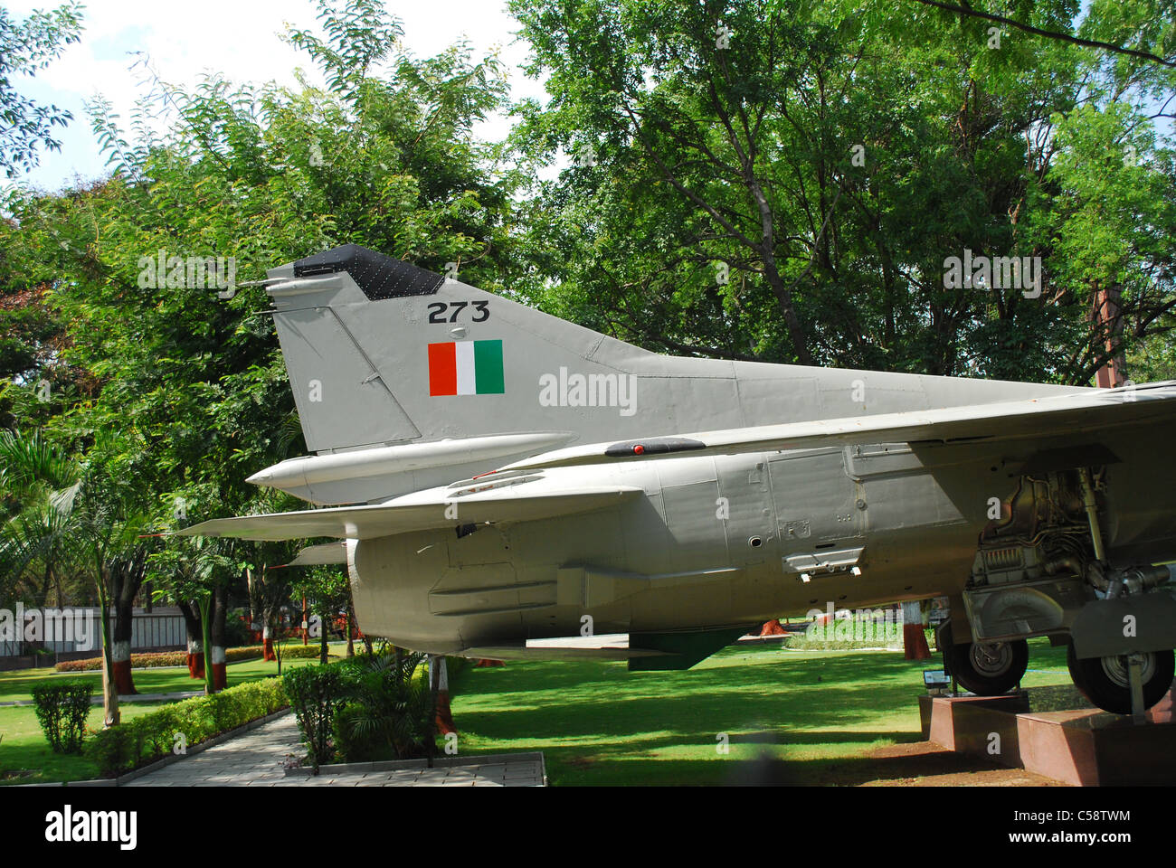 fighter plan in museum,park Stock Photo - Alamy