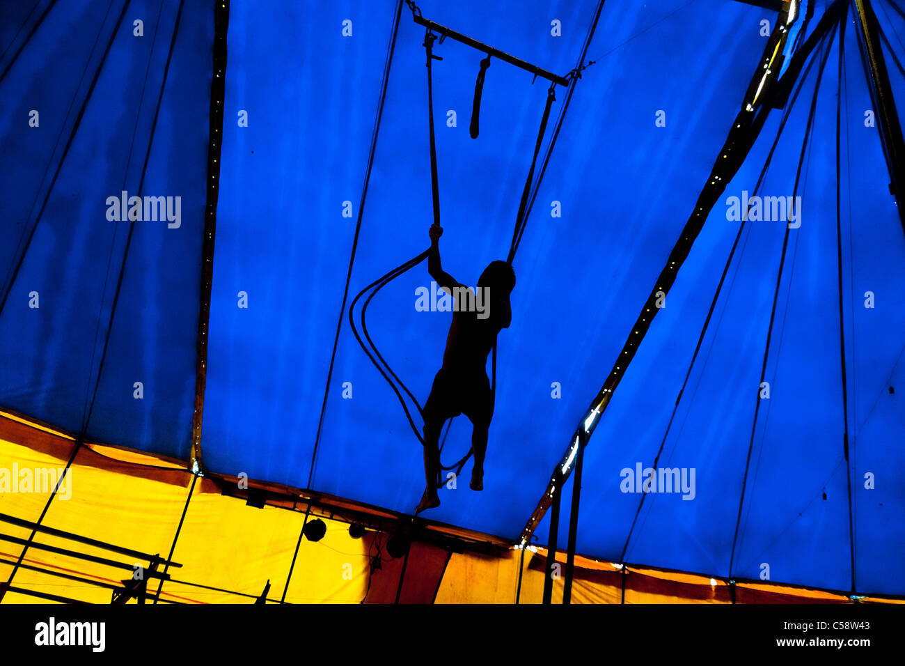 Circus Trapeze Act High Resolution Stock Photography and Images - Alamy