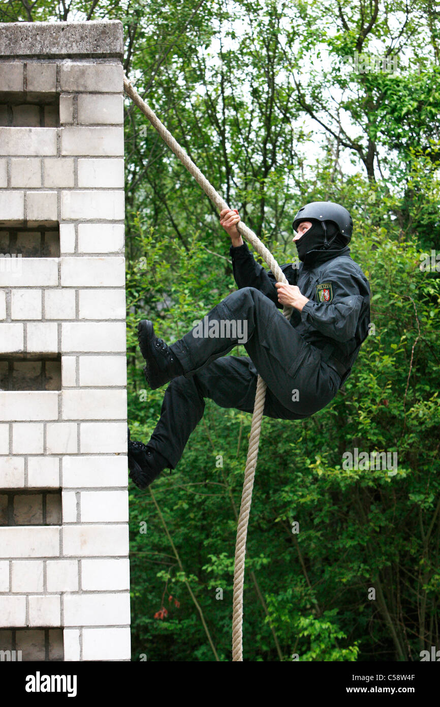 Training area of German police SWAT teams. Hostage rescue units and ...