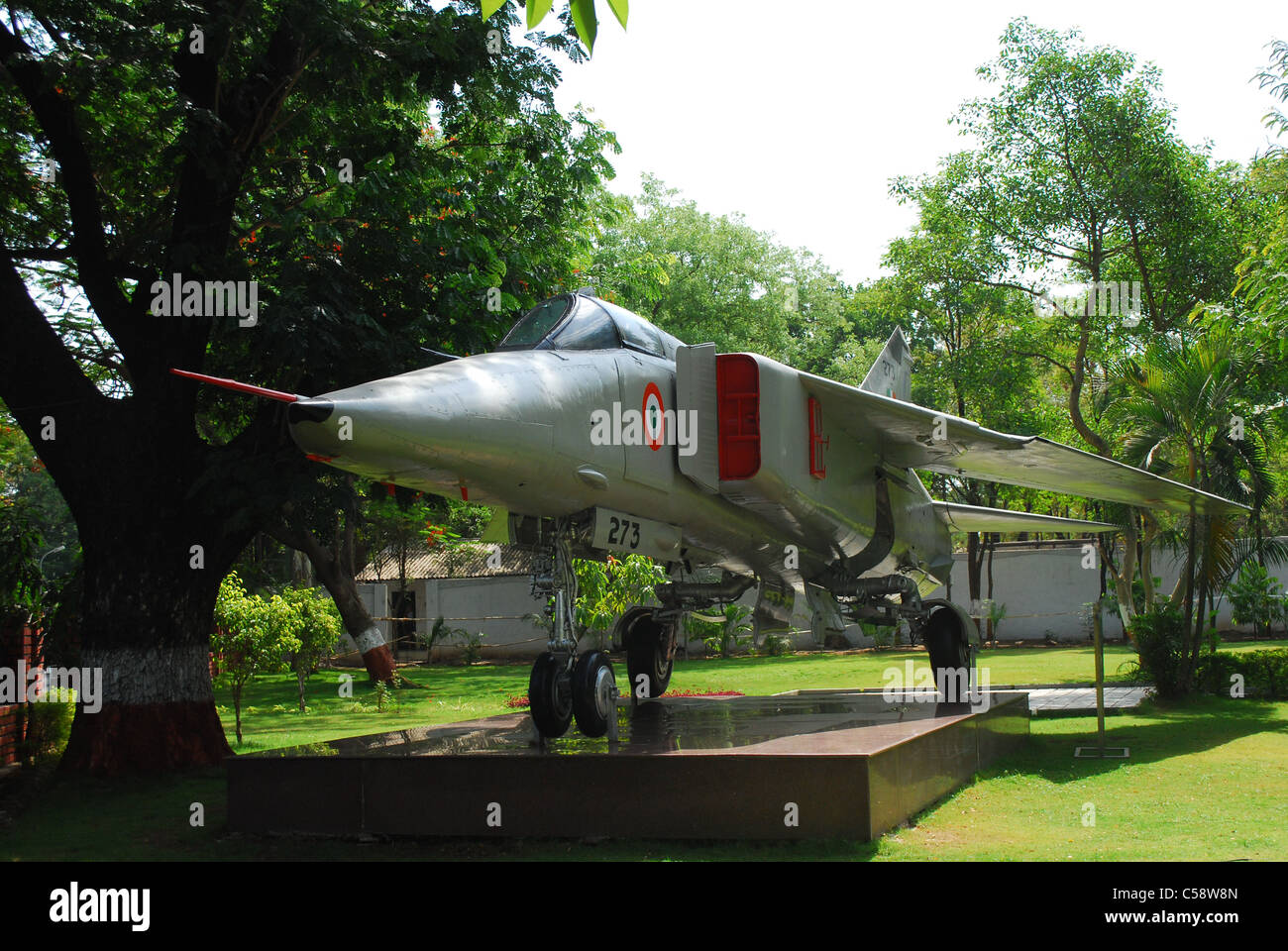 fighter plan in museum,park Stock Photo - Alamy