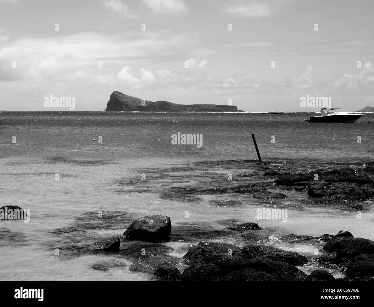 Coin de Mire Island Nature Reserve off Cap Malheureux Mauritius And ...