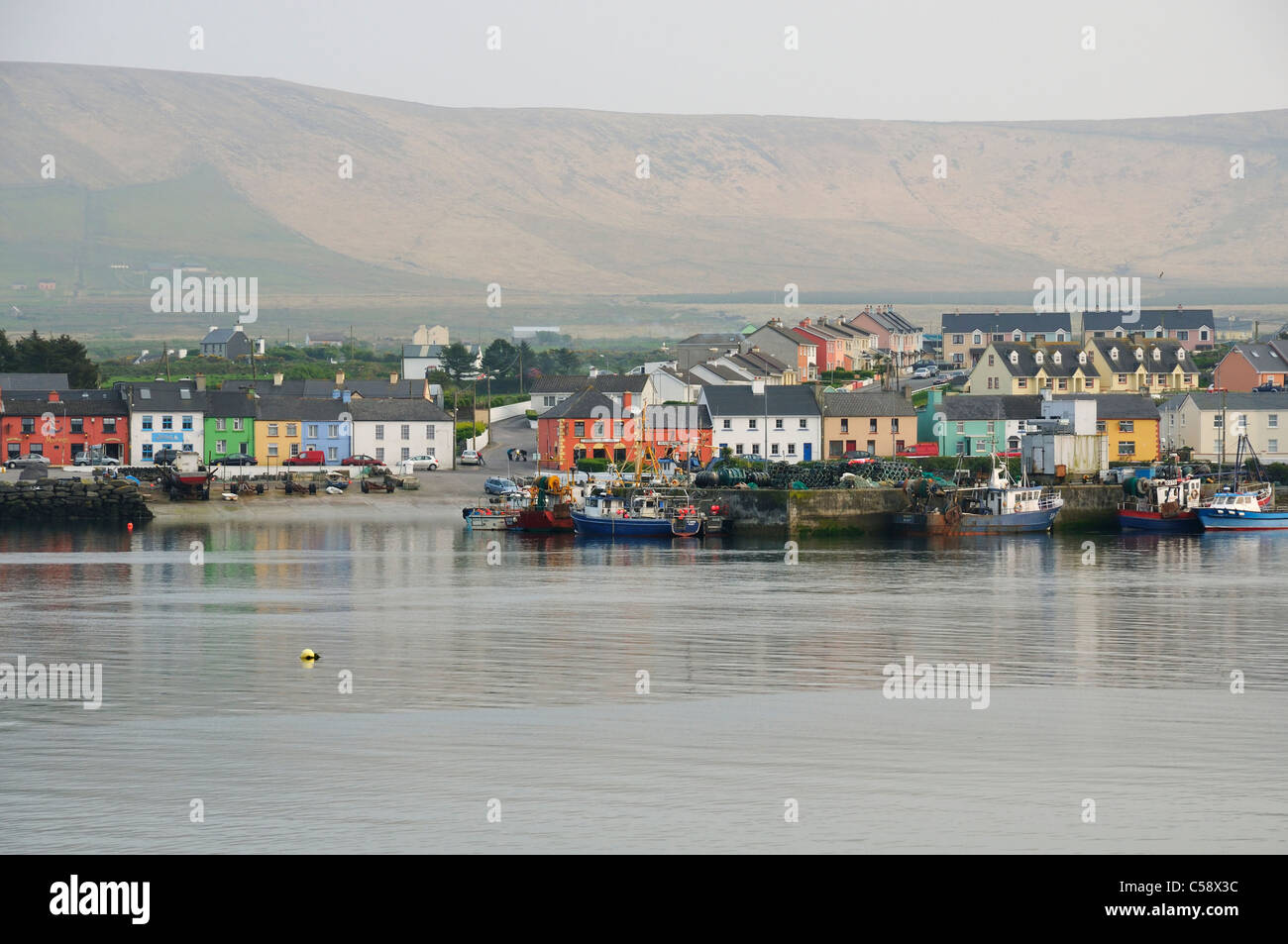 Valencia island co kerry ring of kerry valencia harbour hi-res stock ...