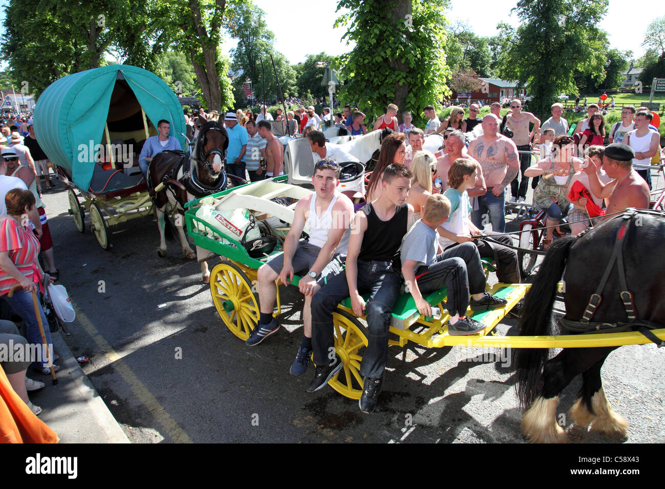 Appleby Horse Fair, Appleby-In-Westmorland, Cumbria, England, U.K Stock ...