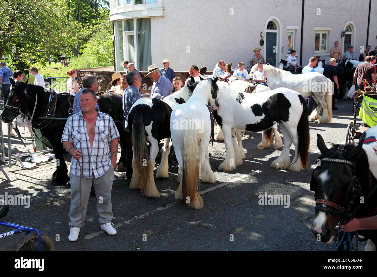 Appleby Horse Fair, Appleby-In-Westmorland, Cumbria, England, U.K Stock ...