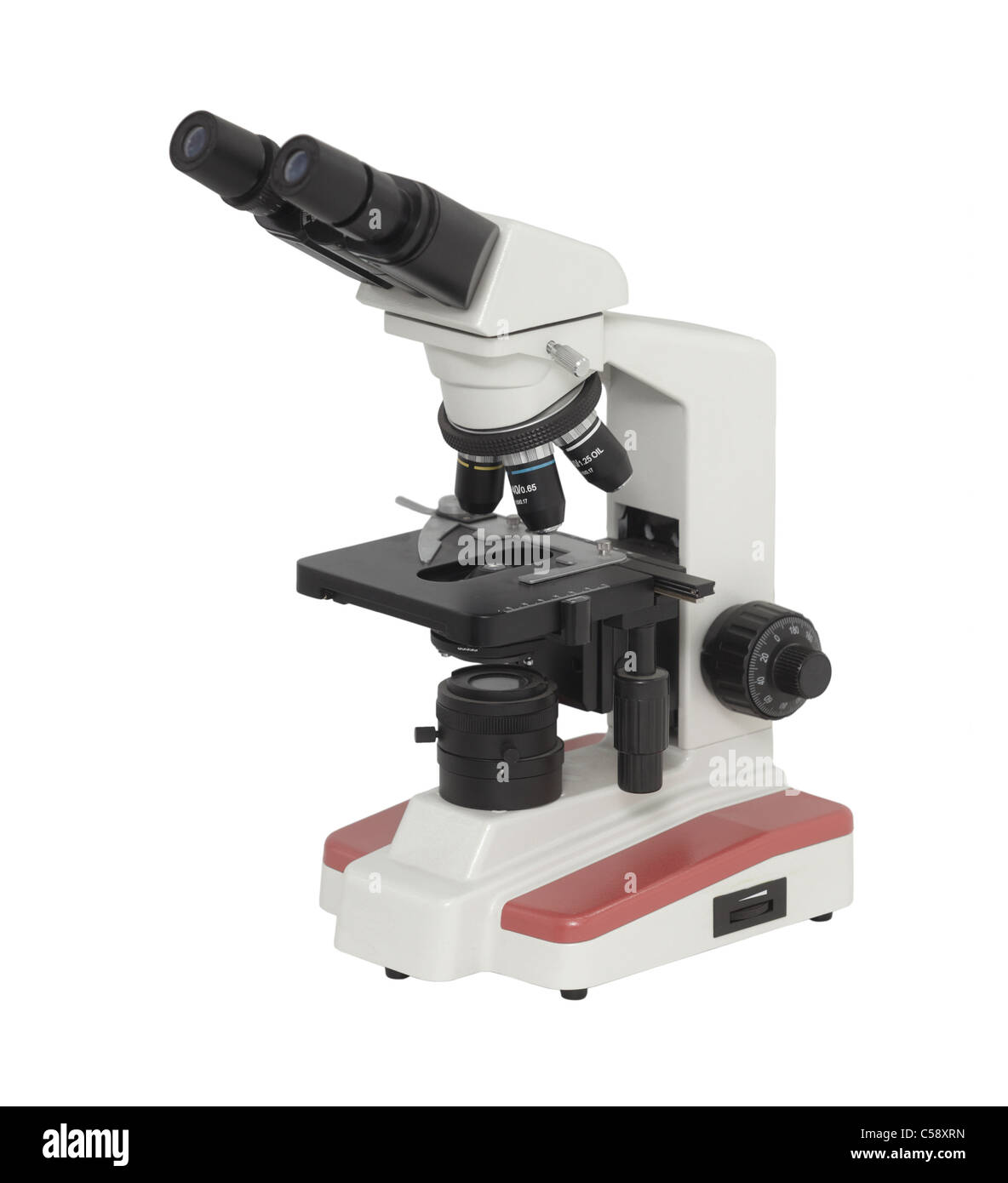 close up of microscope Stock Photo - Alamy