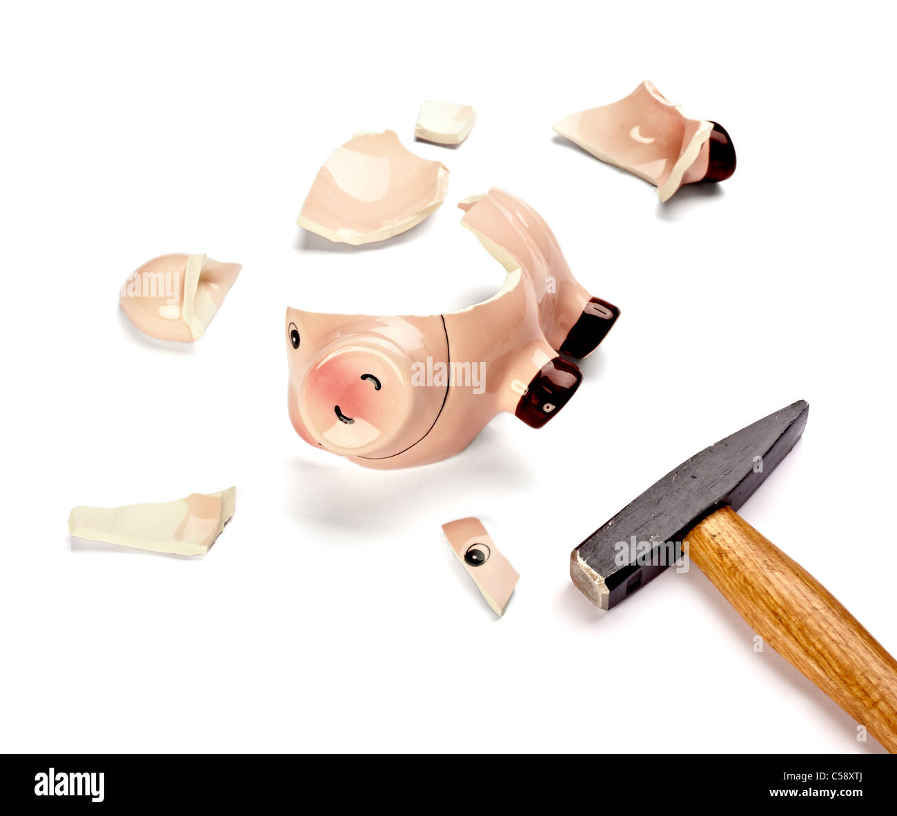 Broken bank hi-res stock photography and images - Alamy